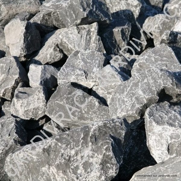 Roche bleue 10 à 80 kg - Pierre décorative, enrochement - Jardivrac.com