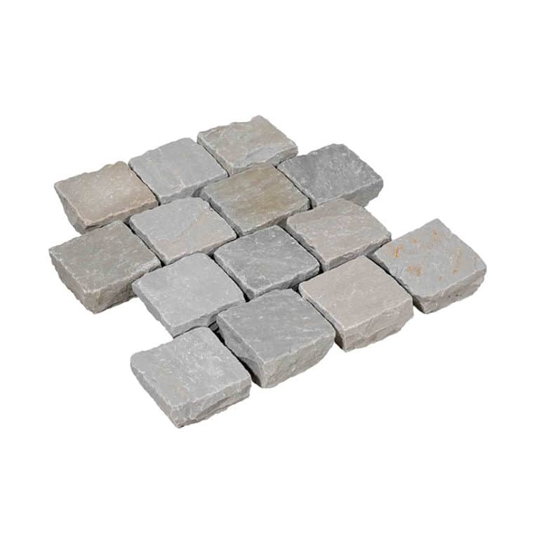 Pavé gris Kandla grès d'Inde - Jardivrac - Dalles et pavés